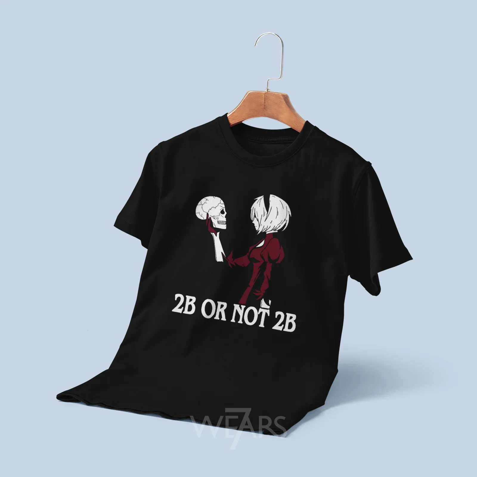 تیشرت نیر اتوماتا طرح 2B or not 2B • فروشگاه 7wears